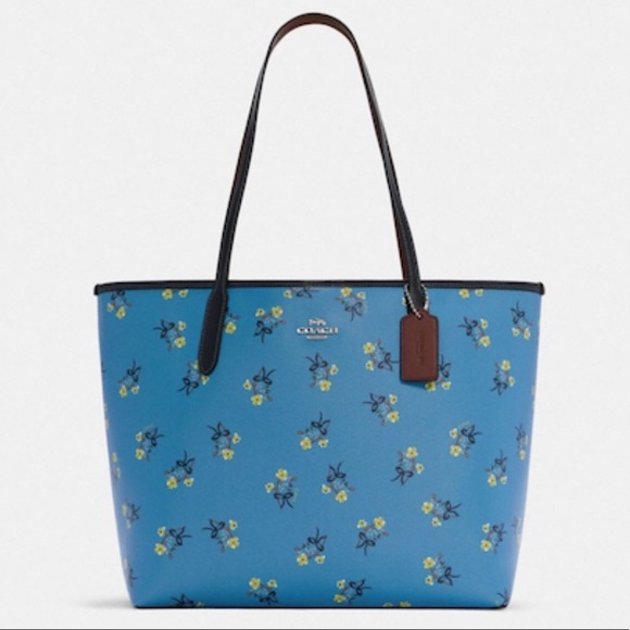 Coach | Bags | Authentic Coach Flower Bow Tote Bag | Poshmark